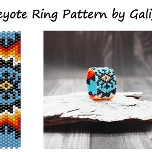 Peyote Ring Pattern for Beading Bead Ring Beaded Patterns - Etsy