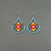 Teardrop Beaded Earrings Pattern Beading Pattern Seed Bead - Etsy