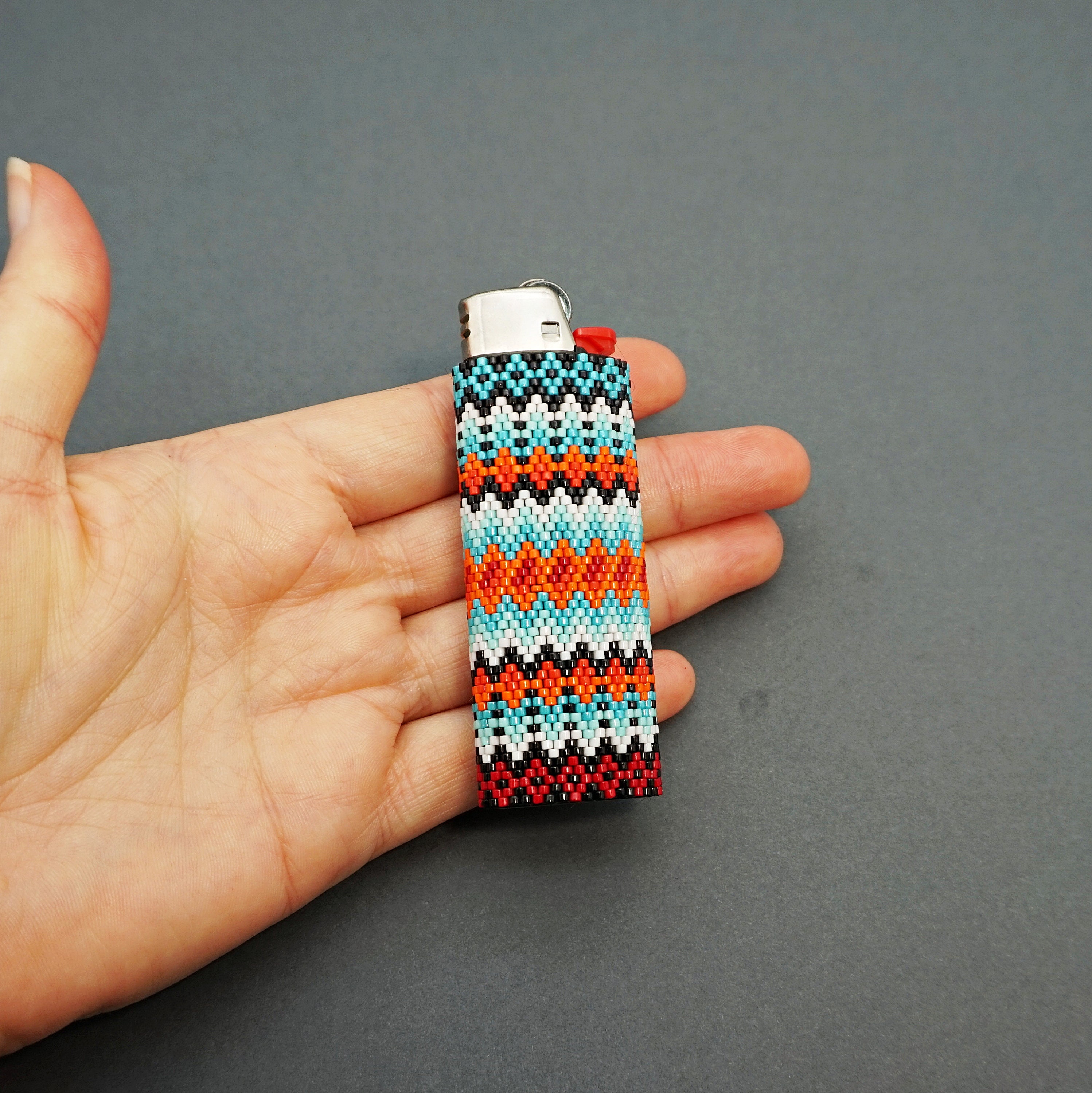 Lighter Case Pattern Ethnic Lighter Cover Beading Pattern - Etsy