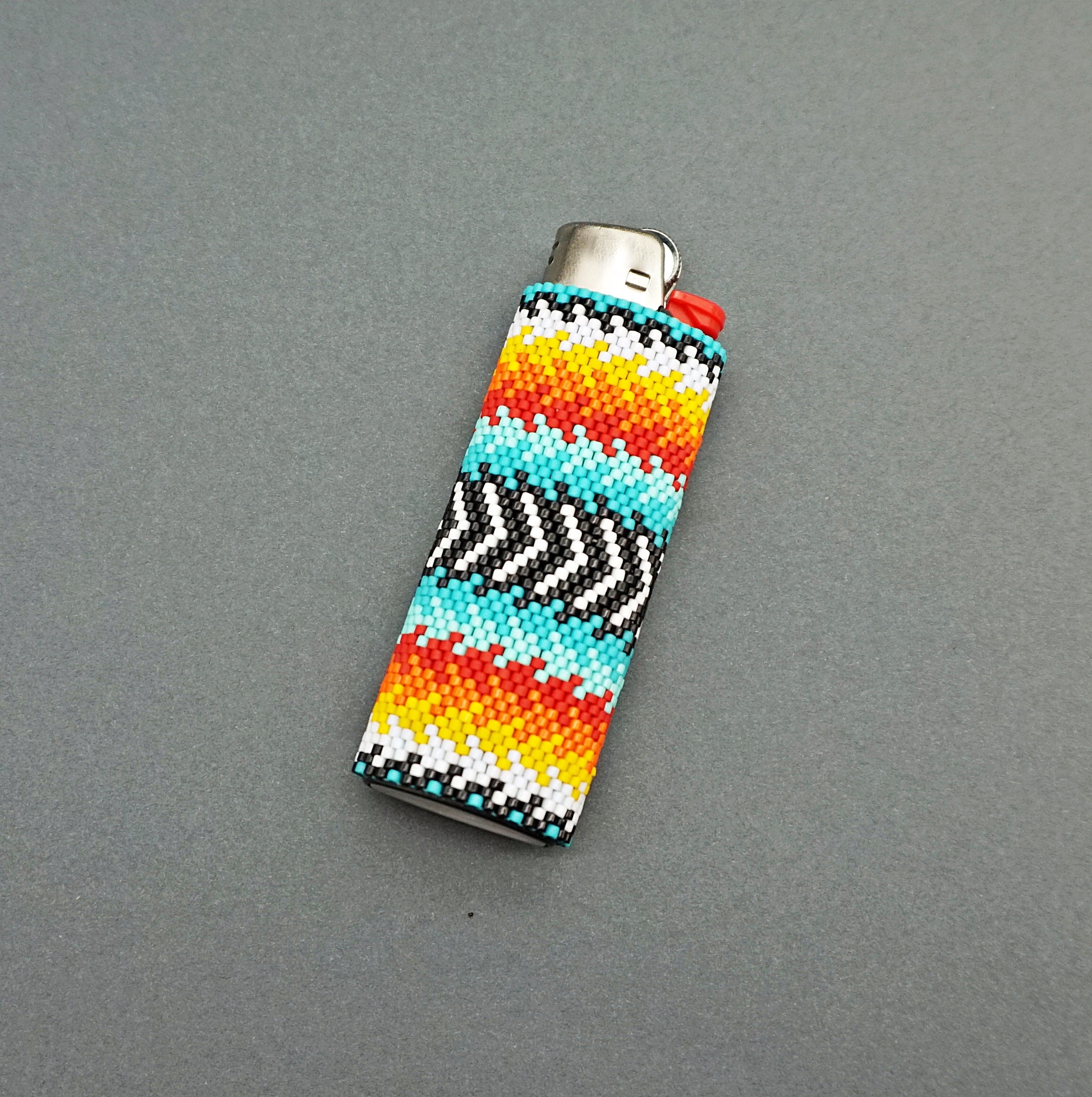 Seed Bead Lighter Cover Patterns