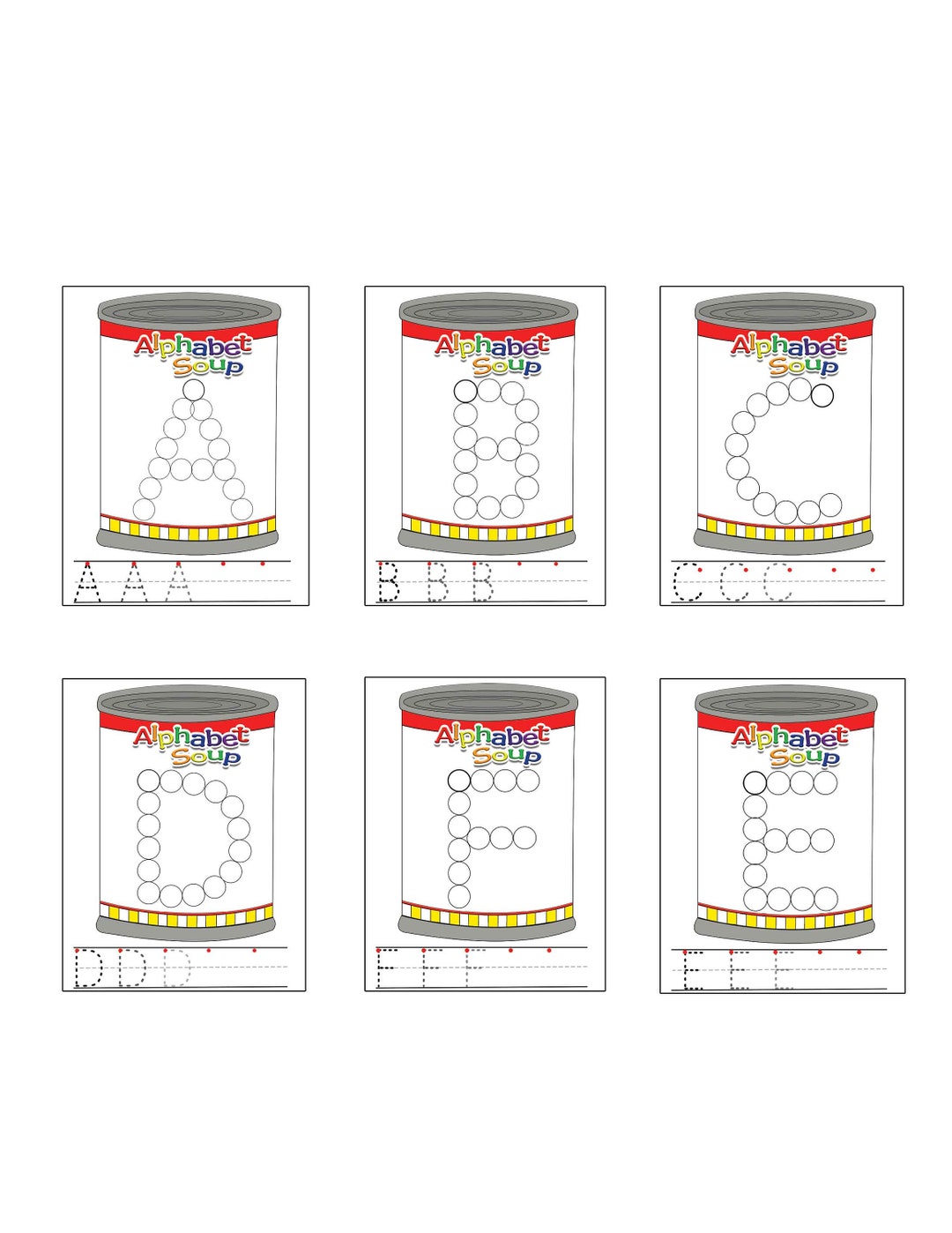 Alphabet Paint Dot, Writing, Preschool, Alphabet Soup, Tracing, Back to ...