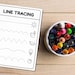 Printable Summer Line Tracing | Preschool Fine Motor Skills | Tracing ...