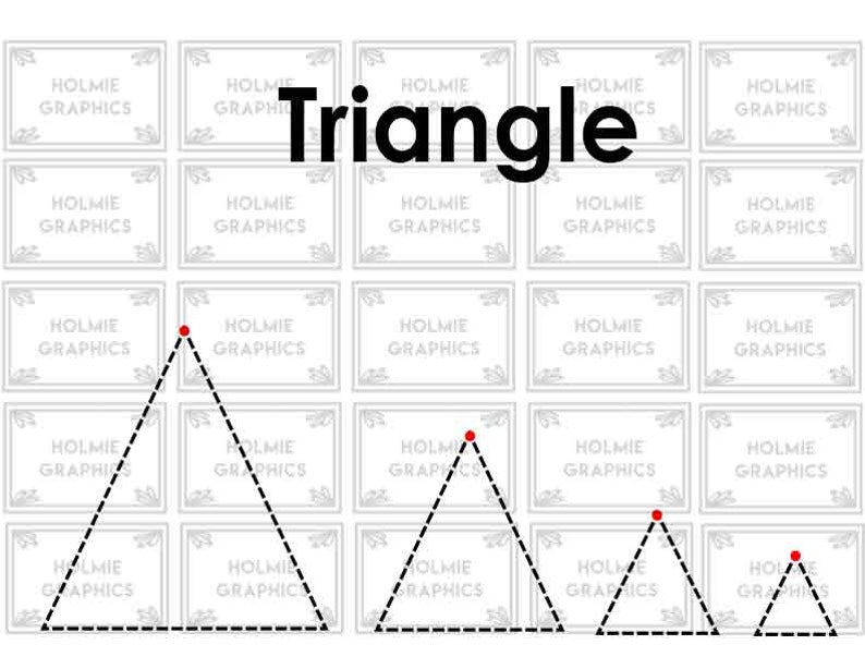 Shape Trace, Tracing Shapes, Circle, Square, Triangle, Learning Shapes ...