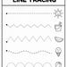 Printable Summer Line Tracing | Preschool Fine Motor Skills | Tracing ...