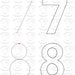 Number Trace With Block Number - Etsy
