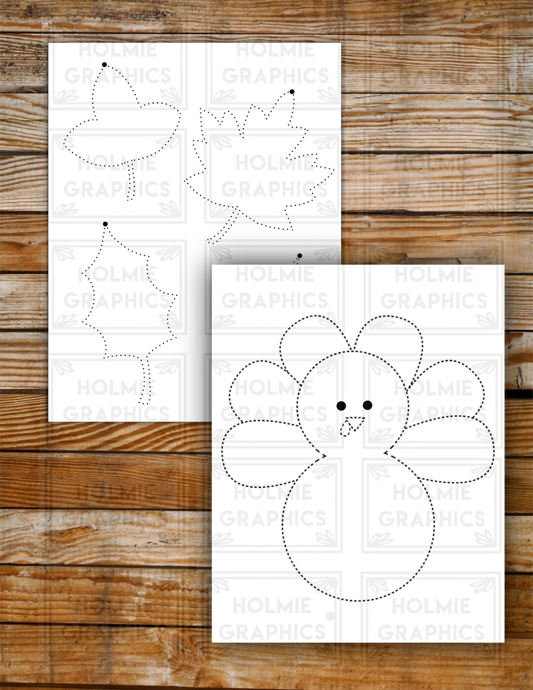 Leaf and Turkey Trace, Fall Leaves, Fall, Autumn, Preschool Trace ...