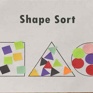 Shape Sort, Sorting Shapes, Shapes, Square, Triangle, Circle ...