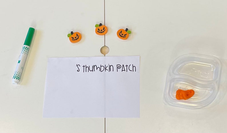 Thumbkin’ Patch, Halloween, Fall, Pumpkins - Etsy