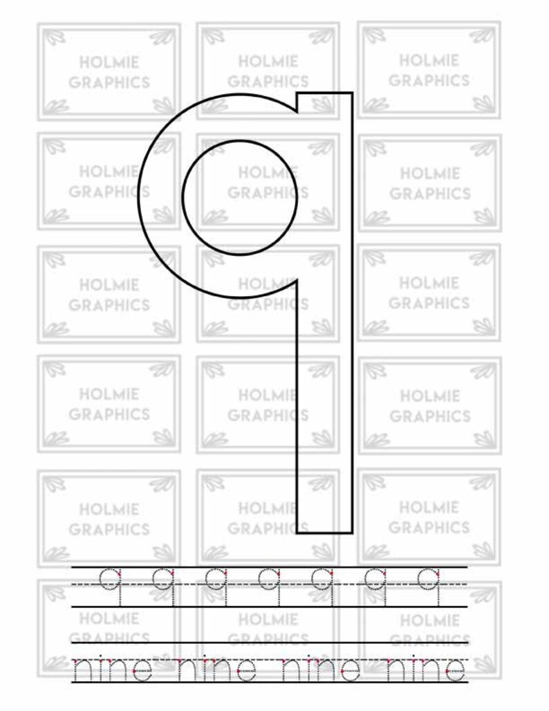 Number and Word Trace With Block Number, Tracing Numbers, Number Trace ...