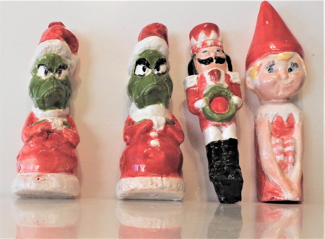 Gennero Rango's Handmade Christmas Ceramic Clay Pipes Grinch ...