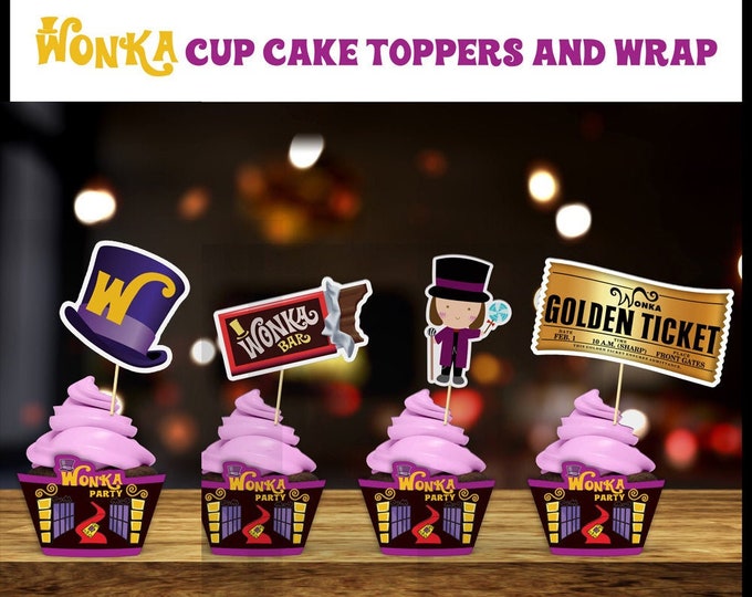 Willy Wonka Bar and Golden Ticket Printable Wrapper - Etsy Australia