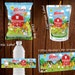 Candyland Favors Set Bundle Bottle Wrapper Capri Sun Label Candy Bar ...
