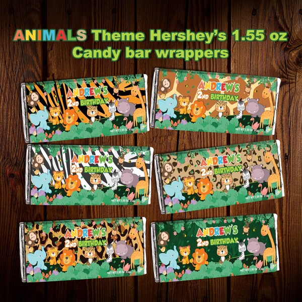 Jungle Candy Wrapper - Etsy