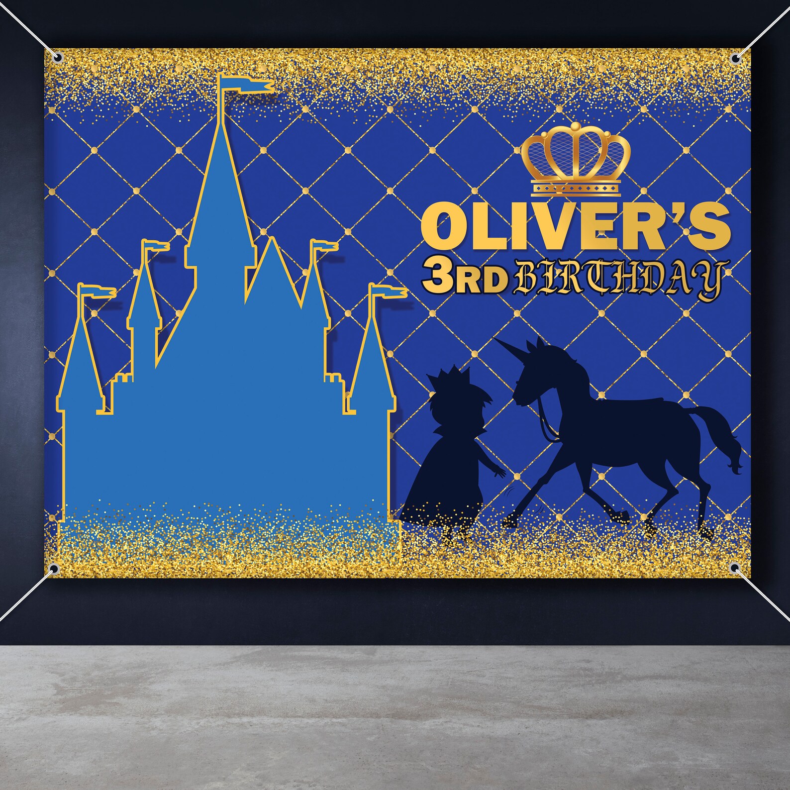 Royal Prince Theme Printed Backdrop Prince Birthday Backdrop - Etsy
