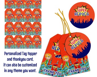 Superheroes of Faith Cupcake Toppers Printable Set of 20 - Etsy