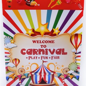 Carnival Favor Bags for Carnival Theme Party Gift Bags Birthday Treat ...
