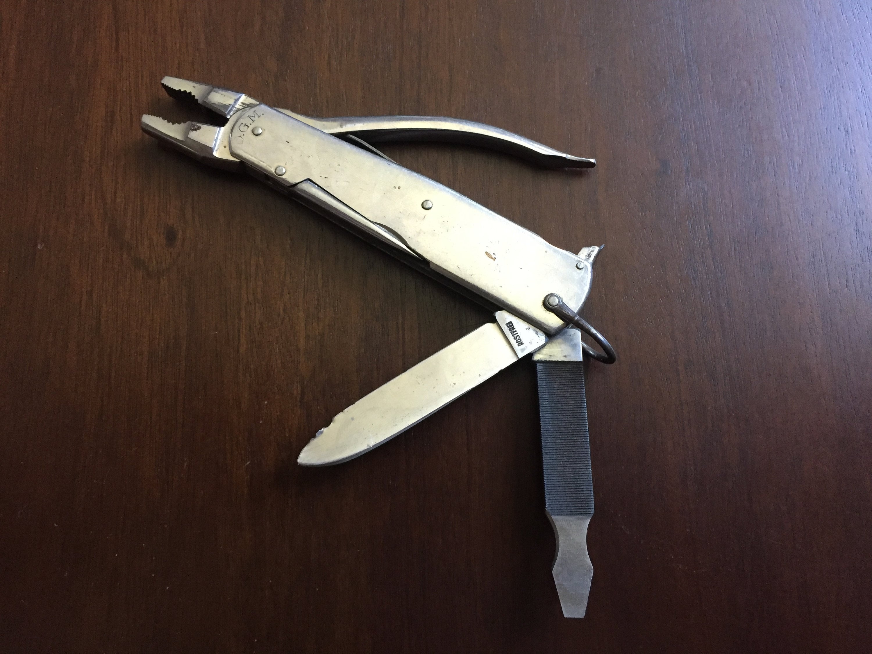 German Spring Loaded Plier Knife - Etsy