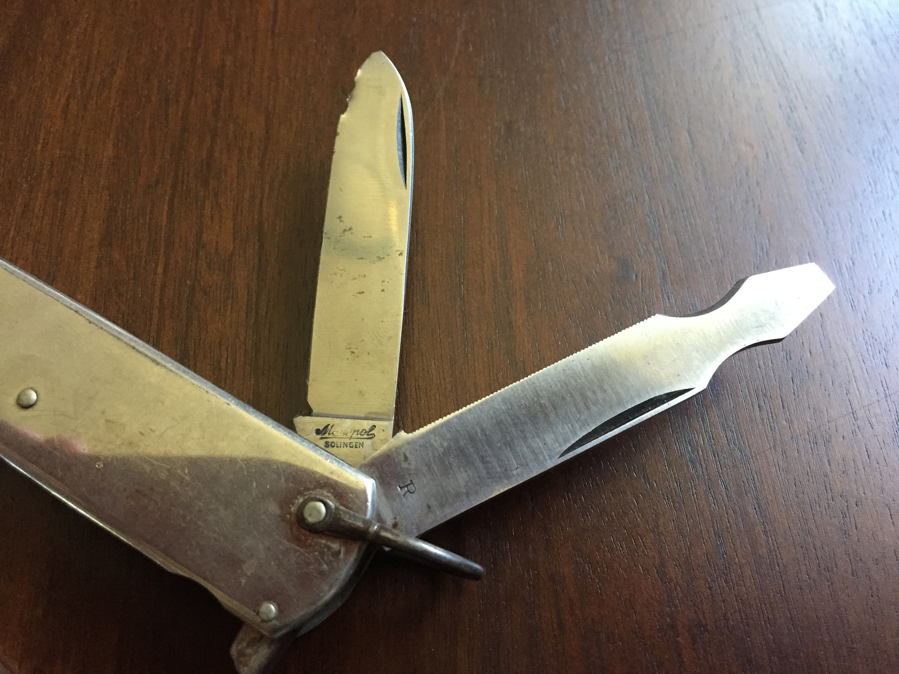 German Spring Loaded Plier Knife - Etsy