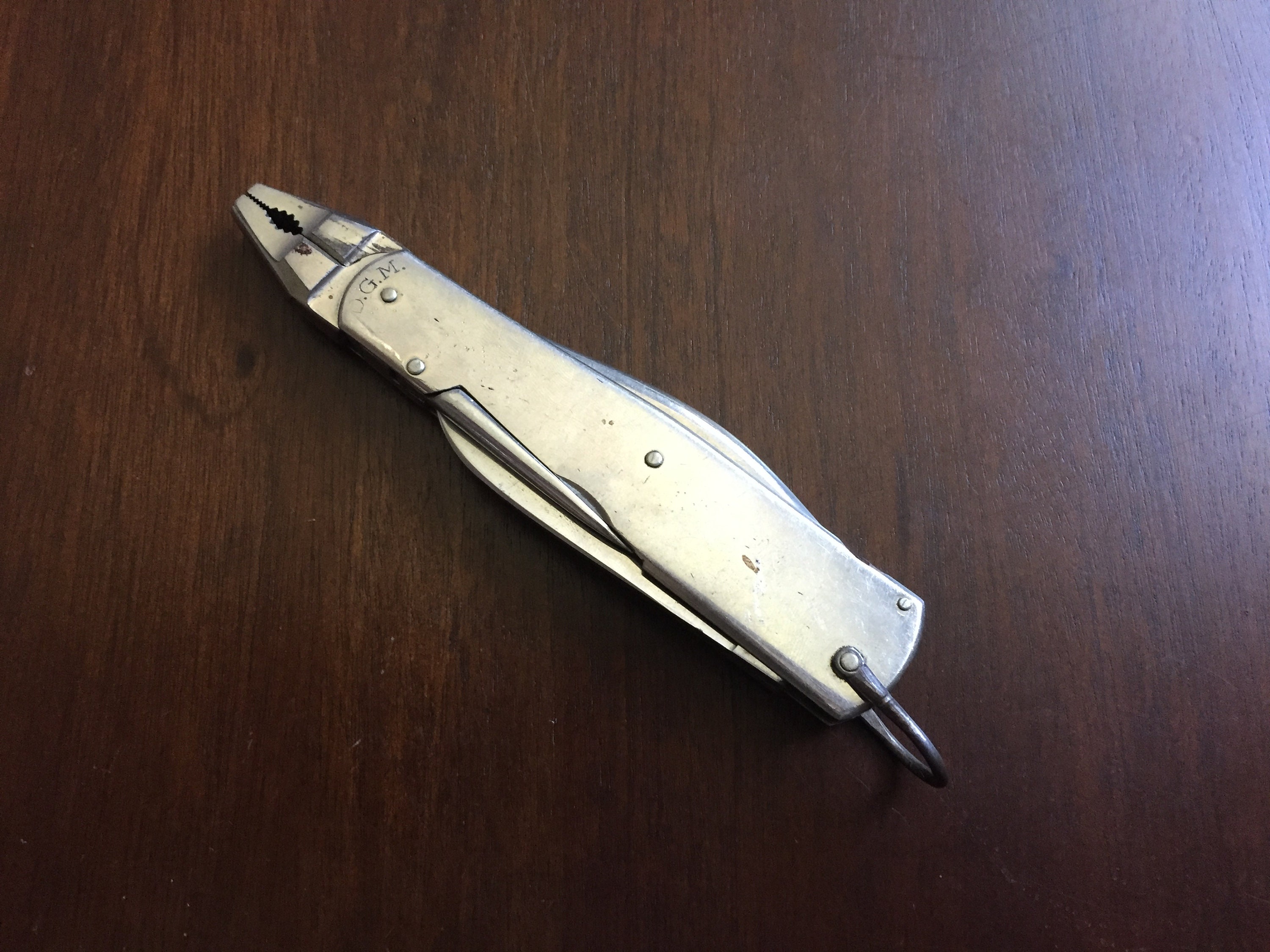 German Spring Loaded Plier Knife - Etsy