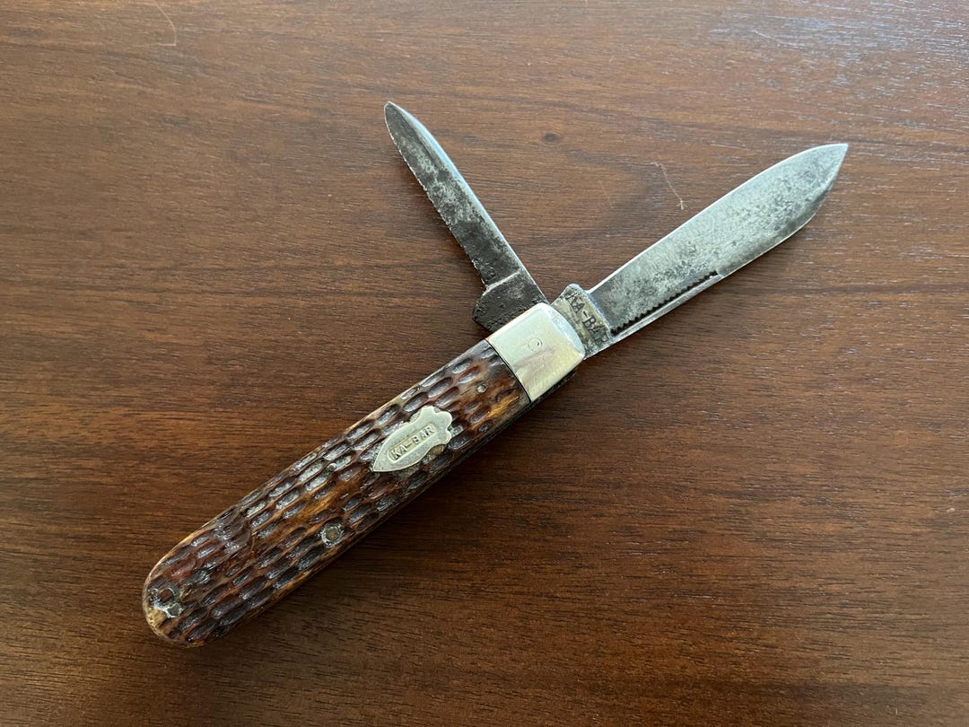KA-BAR Bomb Shield Jack Knife (**see Description) - Etsy