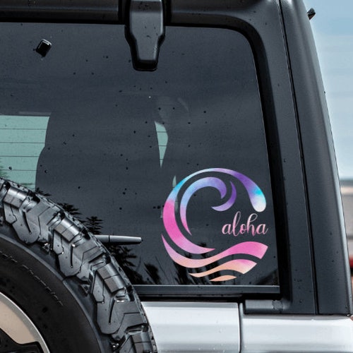 Aloha Decal Aloha Sticker Aloha Pineapple Decal Vinyl - Etsy