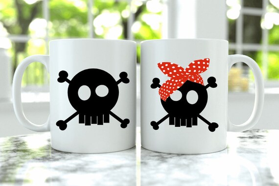 Skull Couple Decal Girl Skull Decal Skull Decal | Etsy