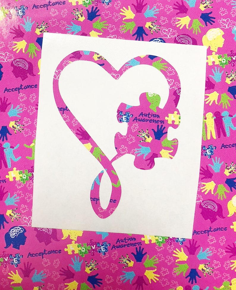 Autism Infinity Heart Decal Autism Awareness Decal Autism - Etsy Italia