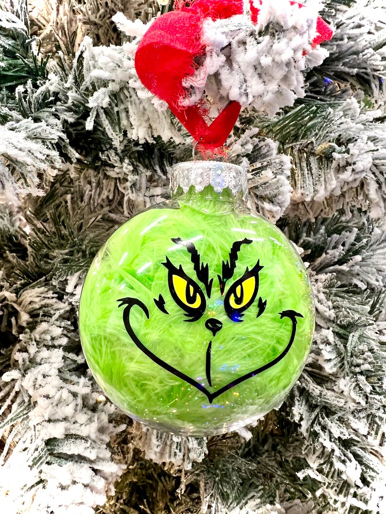 Grinch Face Decal Grinch Face Sticker Christmas Decal - Etsy
