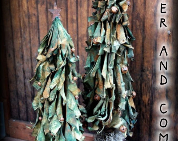 Primitive Homespun Rag Tree Primitive Decor Farmhouse Decor - Etsy