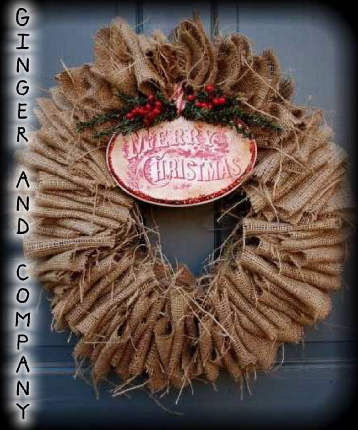Burlap Rag Wreath - Etsy