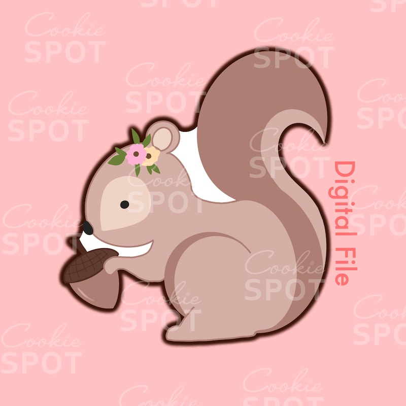 Squirrel Stl Cutter File - Etsy