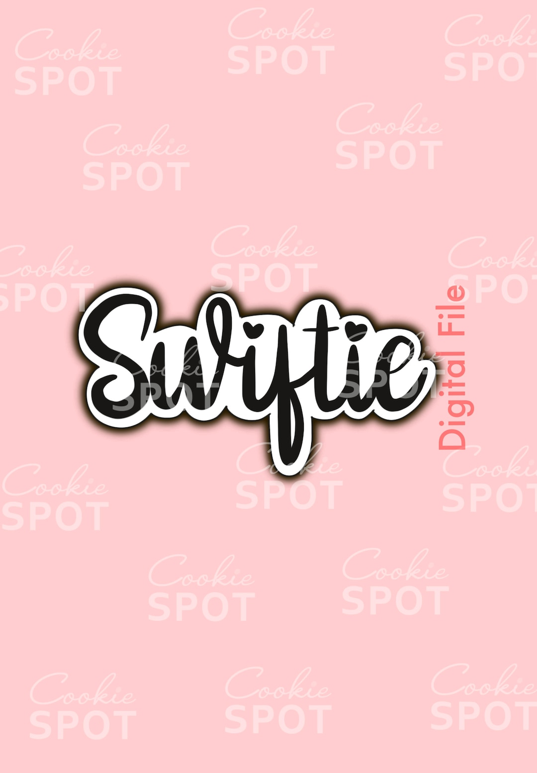 DIGITAL - Swiftie Word Cookie Cutter STL File Instant Download 4.25 ...