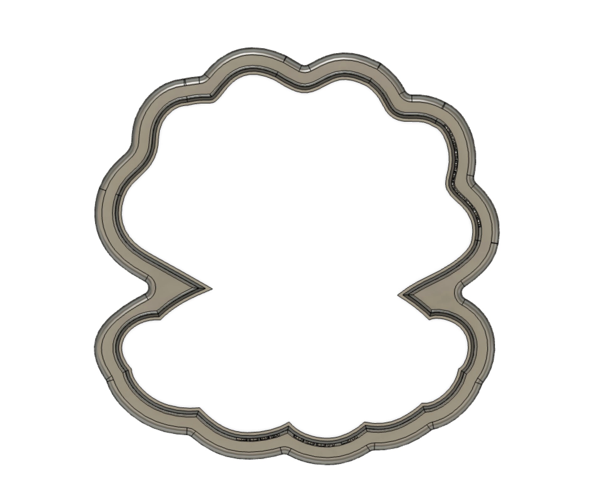 Pearl Sea Shell Cookie Cutter STL File Instant Download 4 Cookie Size ...