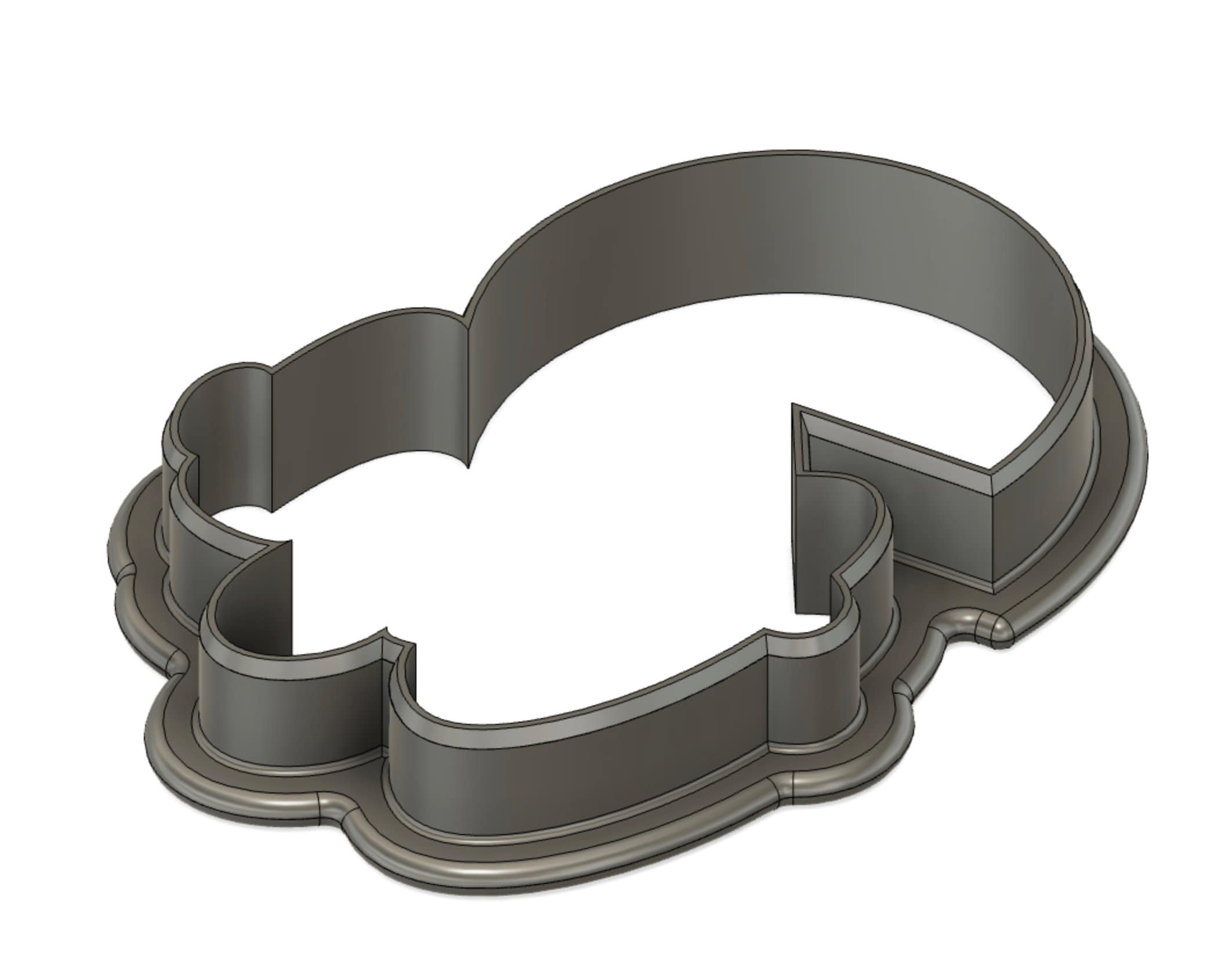 DIGITAL - Number Two Cookie Cutter STL File Instant Download 4.5 ...
