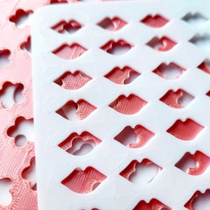 DIGITAL - Lips Sprinkle Stencil STL File (download for 3D Printing) - Etsy