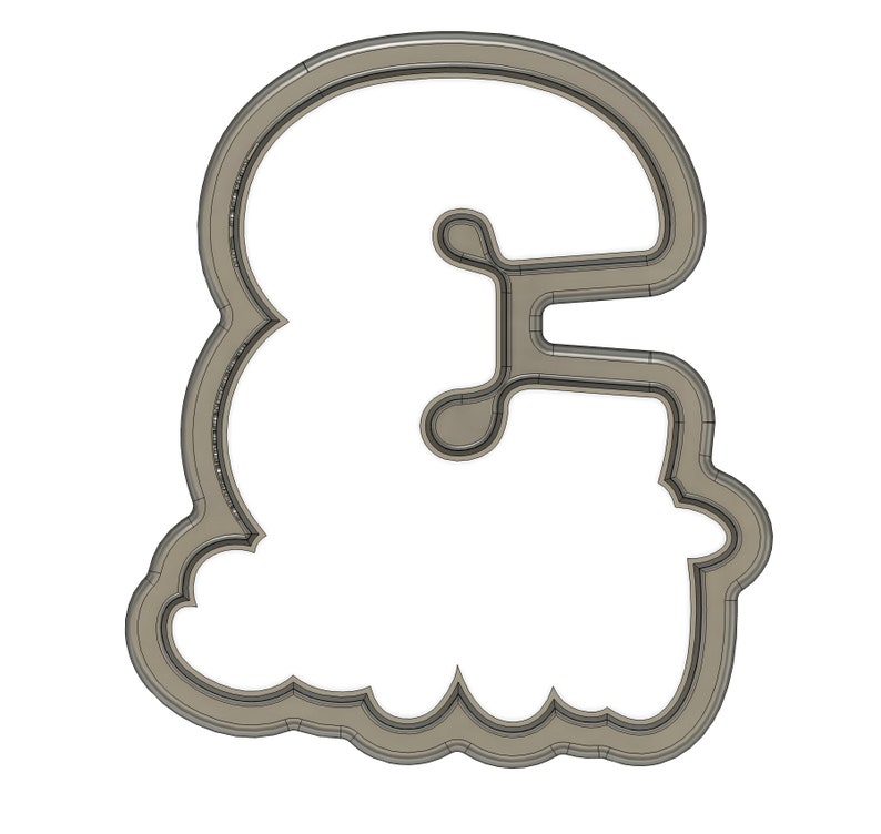 DIGITAL - Three Cookie Cutter STL File Instant Download 4" Cookie Size ...