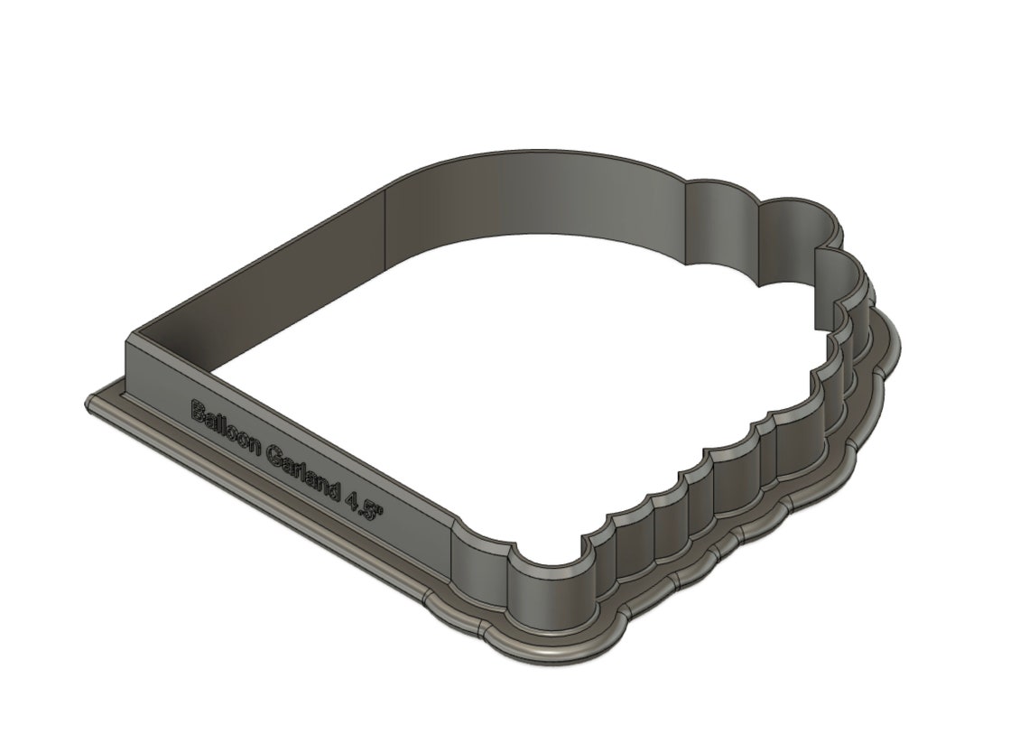 DIGITAL Balloon Garland Arch Cookie Cutter STL File Instant Download 4. ...