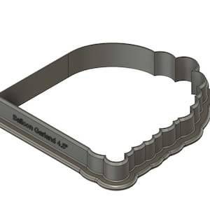 DIGITAL Balloon Garland Arch Cookie Cutter STL File Instant Download 4. ...