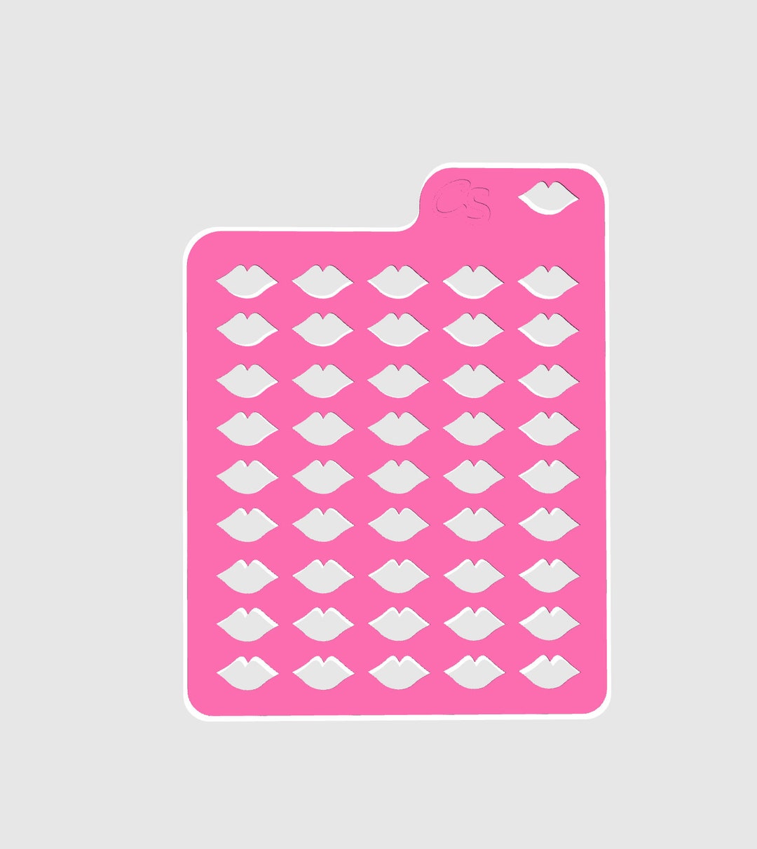 DIGITAL - Lips Sprinkle Stencil STL File (download for 3D Printing) - Etsy