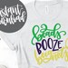 Beads Booze and Beignets Svg, Mardi Gras Svg, Hand Lettered Svg, Mardi ...