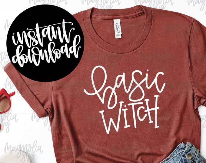 Basic Witch SVG, Fall SVG, Basic Witch SVG, Witch Svg, Halloween Shirt ...