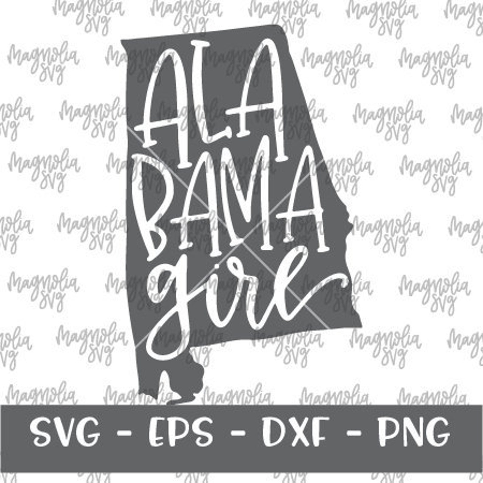 Alabama Girl SVG File Alabama State Silhouette SVG Cut File | Etsy