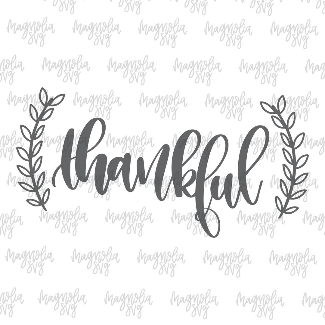 Thankful Svg, Thanksgiving Svg, Thanksgiving Shirt Svg, Handlettered ...