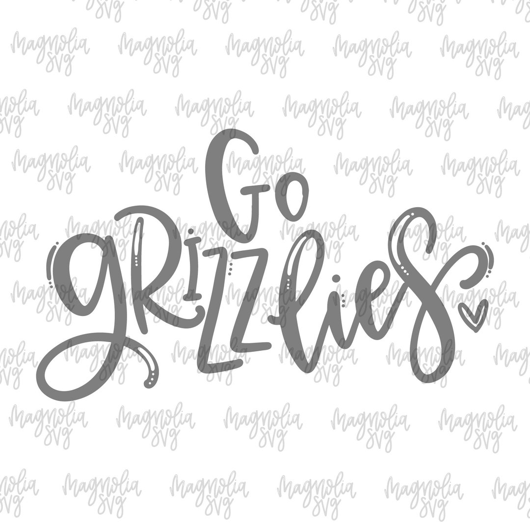 Go Grizzlies SVG, Baseball Softball SVG, Go Grizzlies Svg, Grizzly ...
