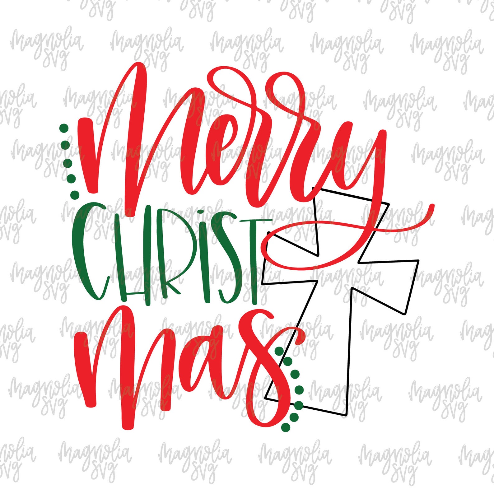 Merry Christ Mas Svg, Merry Christmas Svg, Christmas Svg, Christian ...
