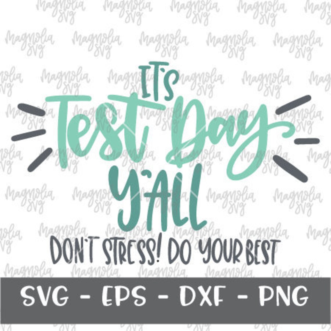 Its Test Day Y'all SVG Test Day SVG Teacher SVG Teacher - Etsy