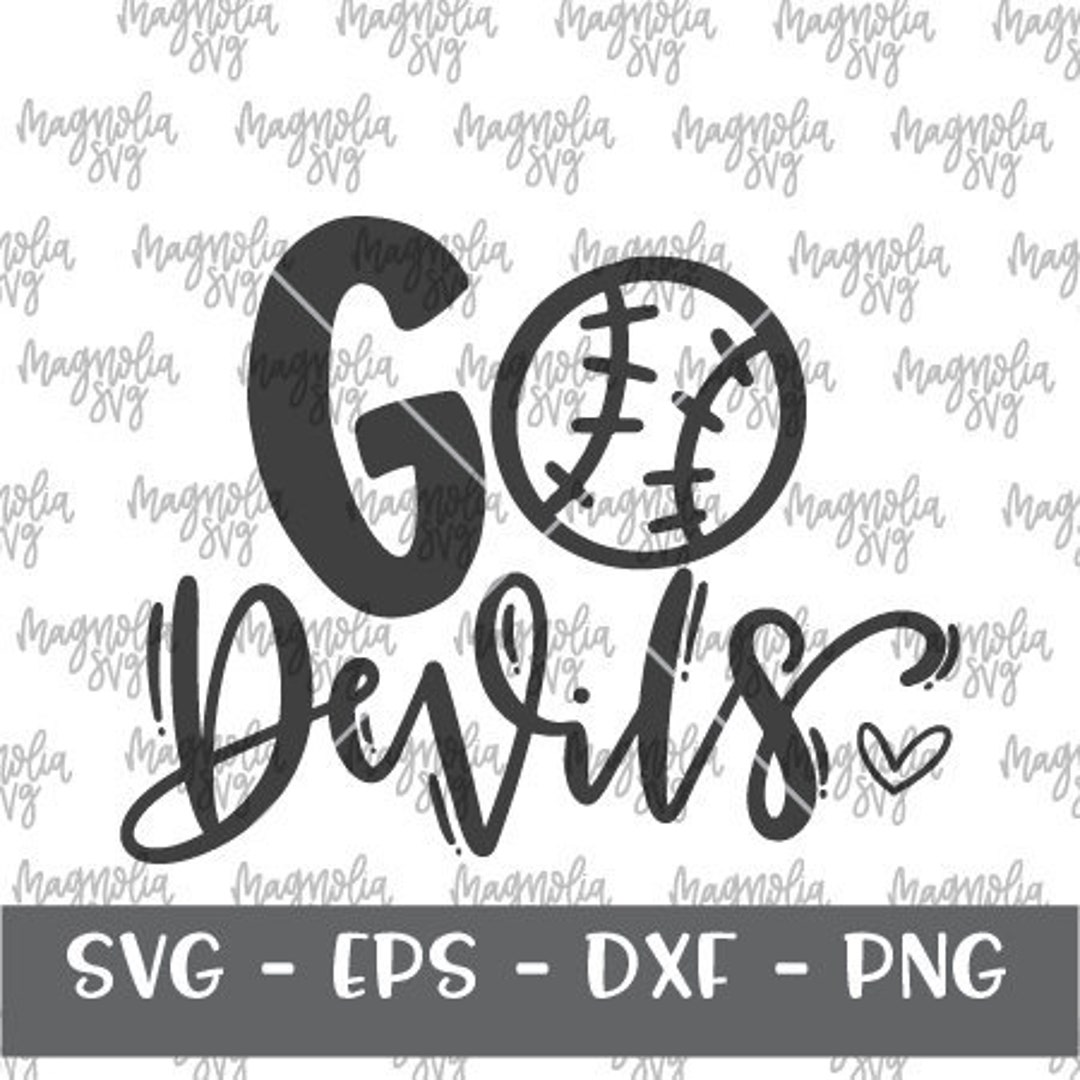 Go Devils Baseball SVG, Softball SVG, Go Devils Svg, Devils Baseball ...