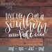 Southern Svg Farmhouse Svg Farmhouse Decor Live Life at a | Etsy