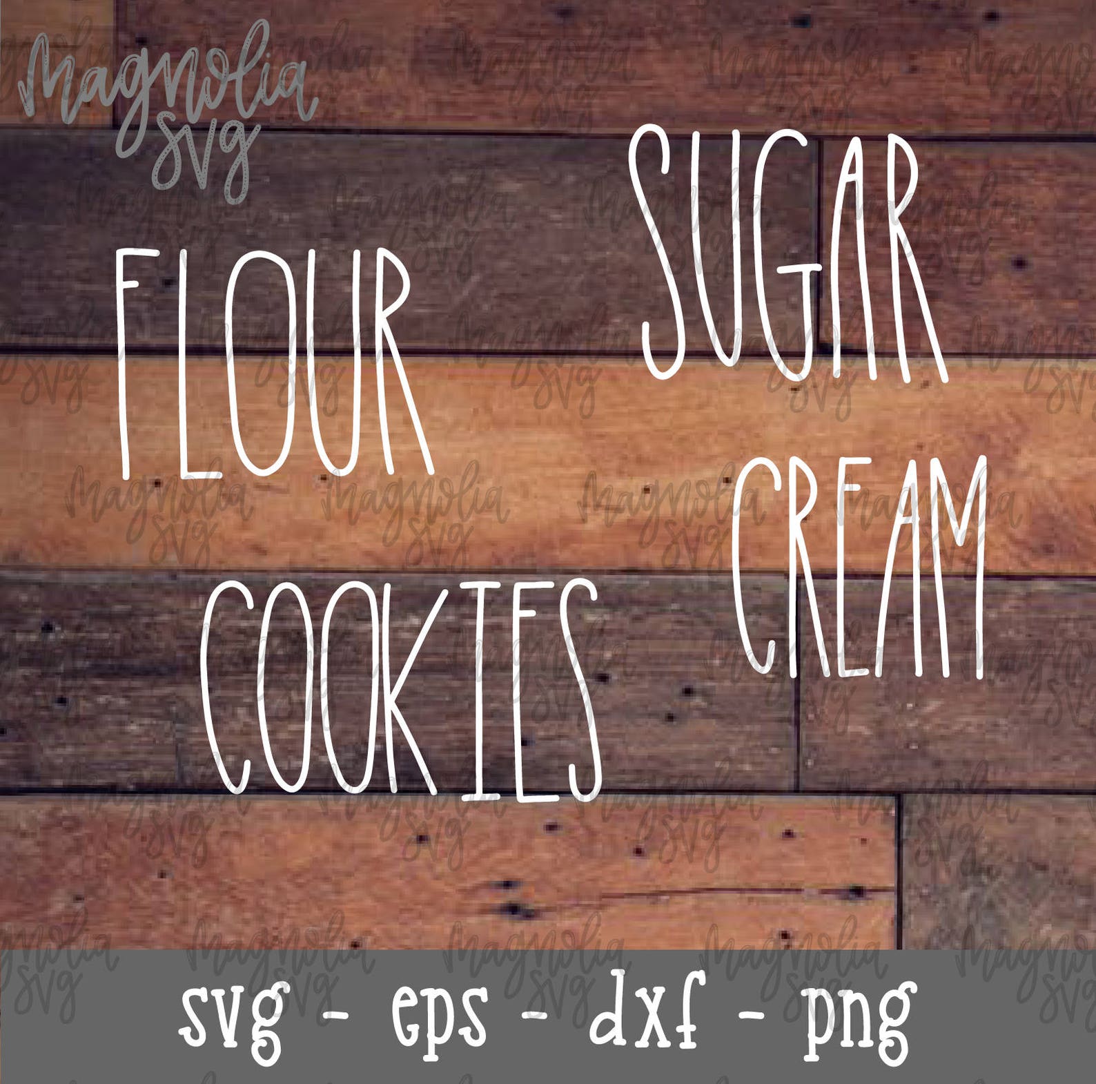 Farmhouse Pottery Inspired Kitchen Label Svgs Fixer Upper | Etsy