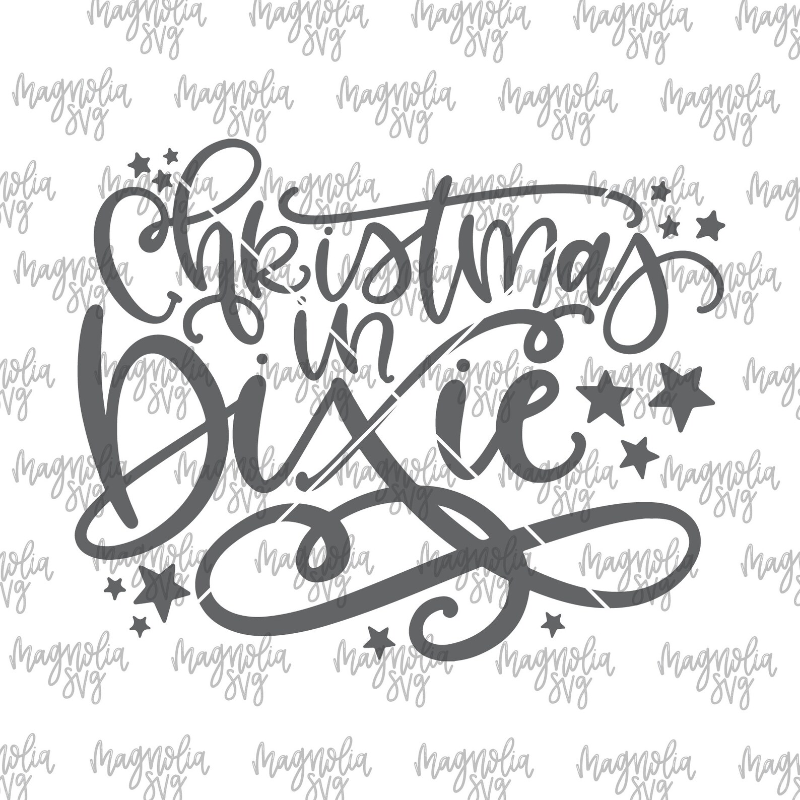 Christmas in Dixie SVG Christmas SVG Christmas Cut File | Etsy